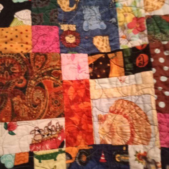 Cypress Creek Quilters | Bedding | Quilted Multcolored Patchwork Style ...